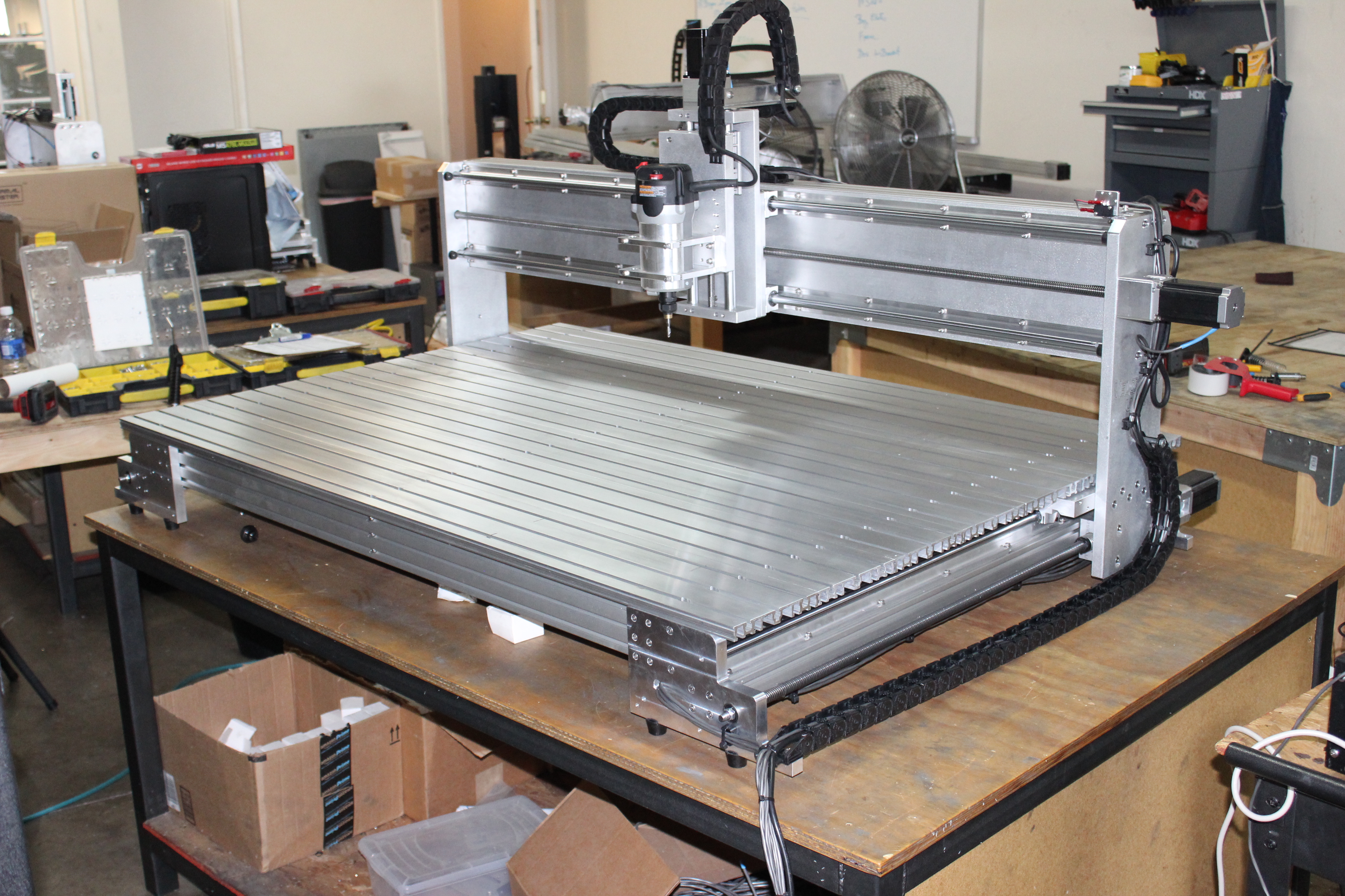 4x4 cnc routers for wood, plastic, aluminum.