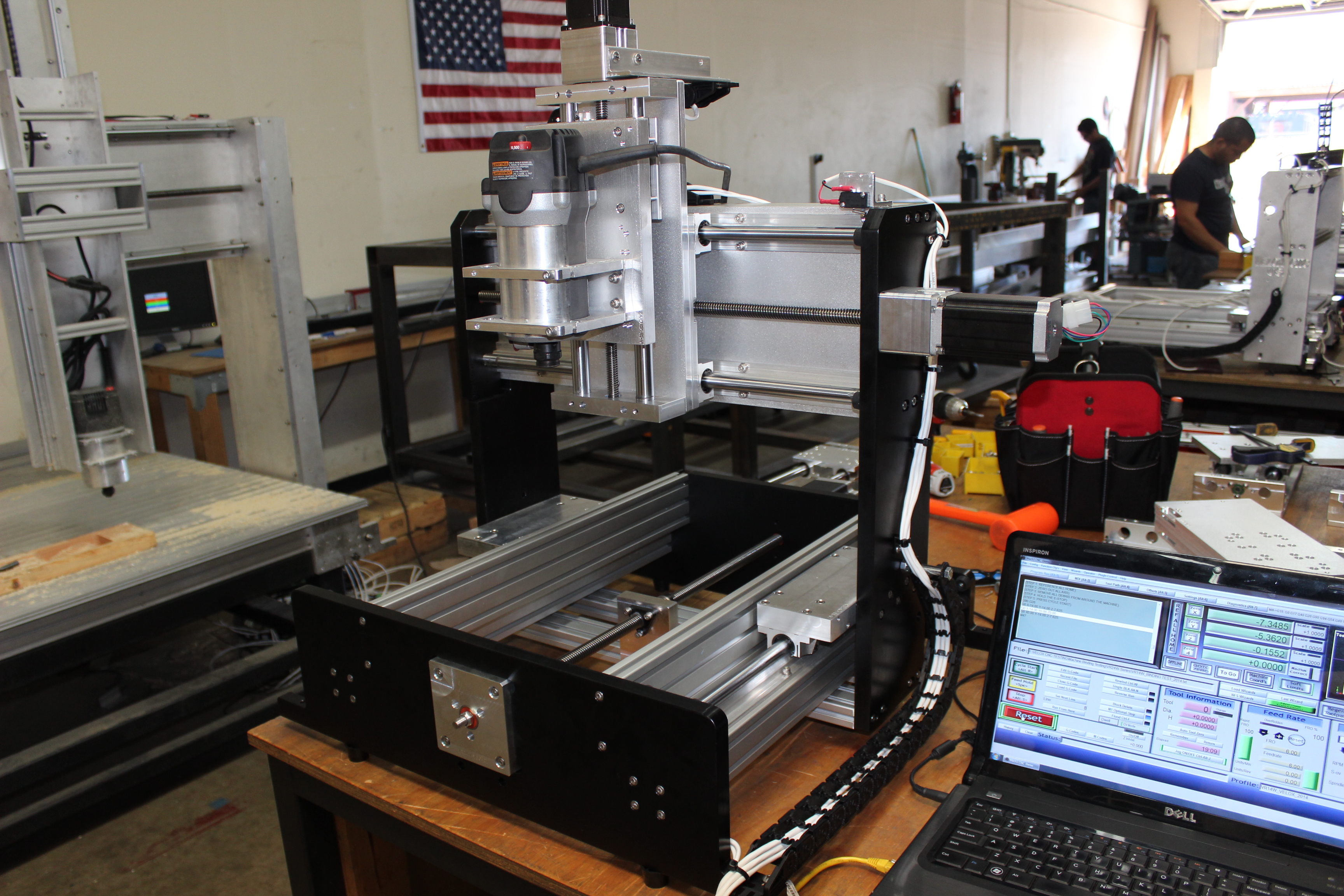 4x4 cnc routers for wood, plastic, aluminum.