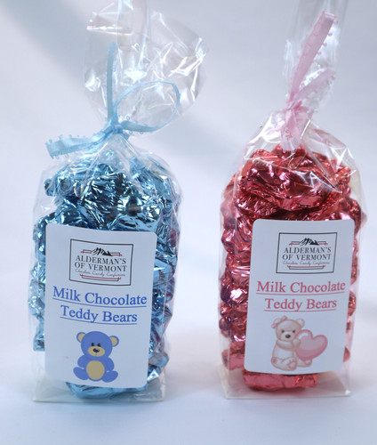Milk, Dark or White Chocolate Teddy Bears | aldermanschocolate