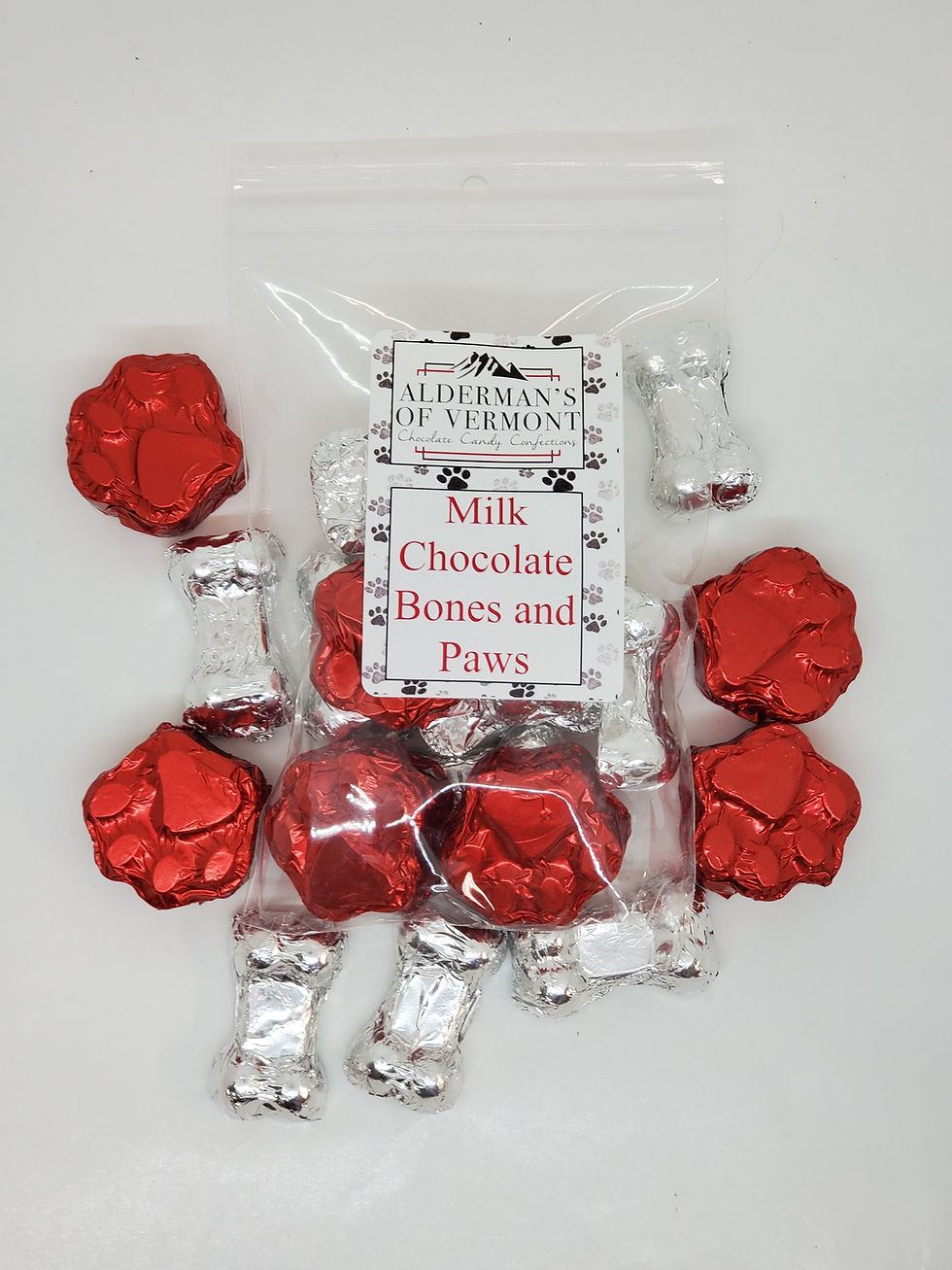 Milk Or Dark Chocolate Dog Paws And Bones Aldermanschocolate