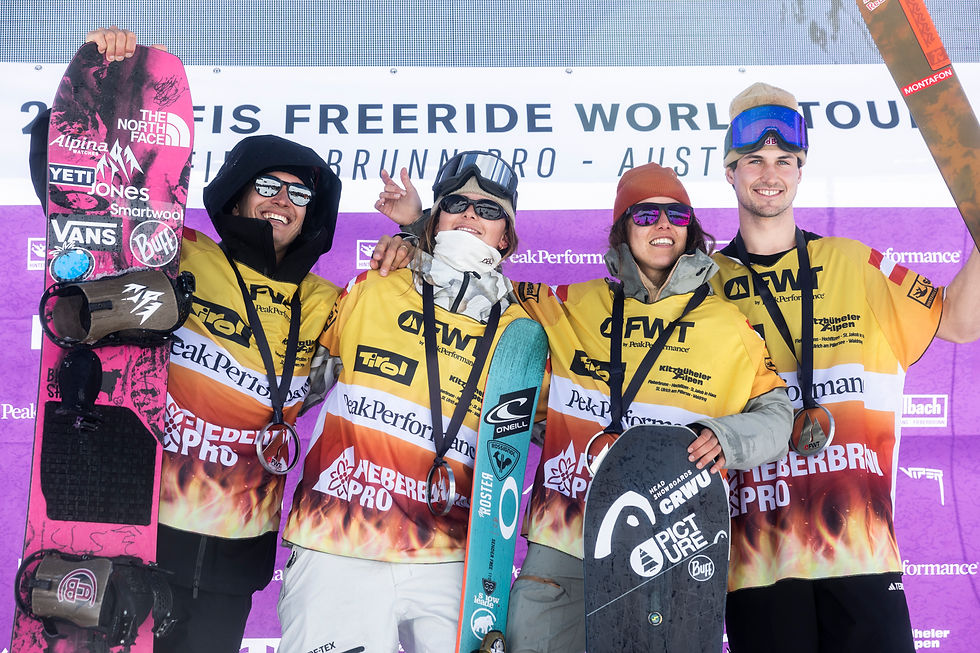 The first event of the Freeride World Tour 2024 Finals Took Place Today ...