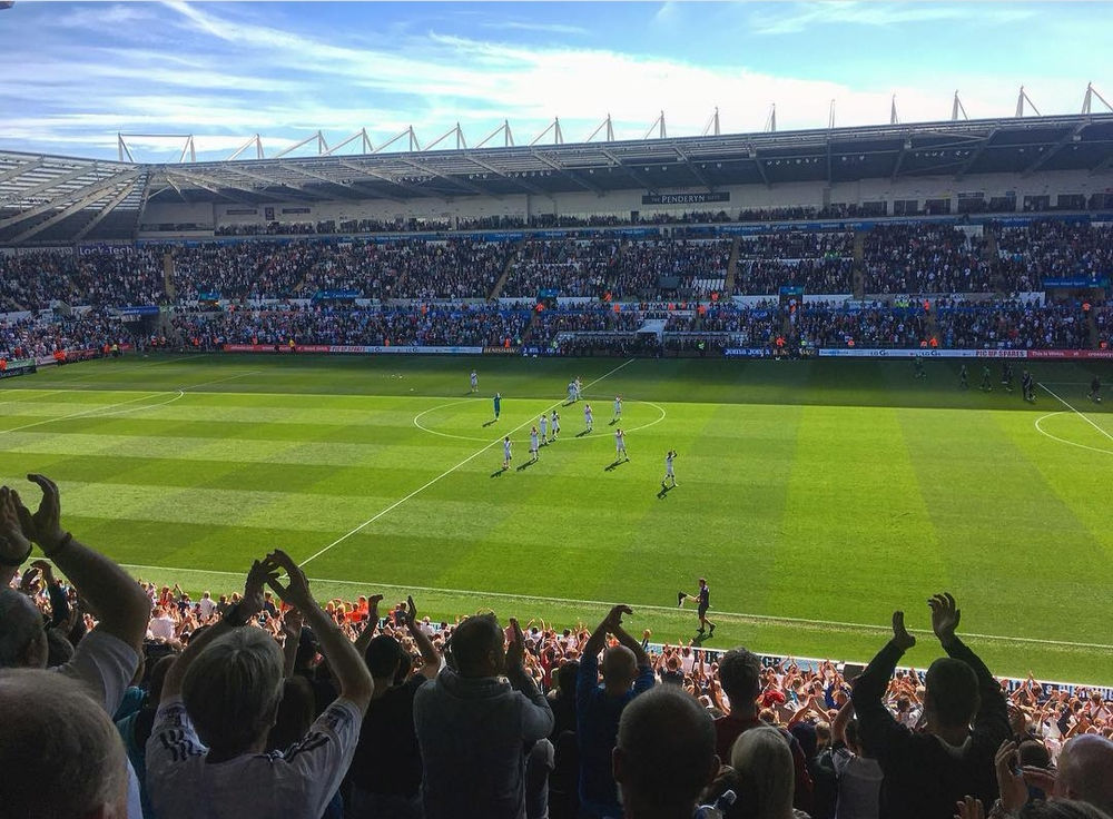 Swans V Cardiff Anti-Racism Campaign backed by Plaid