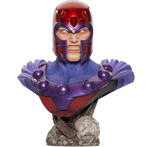 Diamond Select Marvel Legends in 3D Magneto 1:2 Scale Bust | Singapore