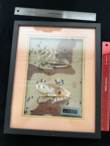 VERY COLLECTABLE Collectable Ronn Lucas framed Salmon Fly | Doug Millsap