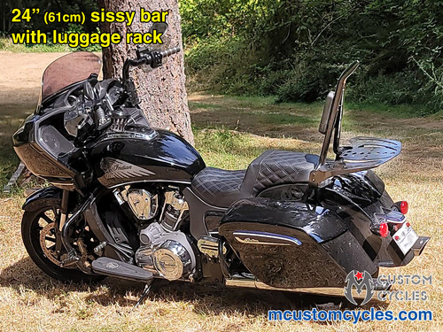 Sissy Bar & Luggage Rack Combo for Indian Challenger, Chieftain ...