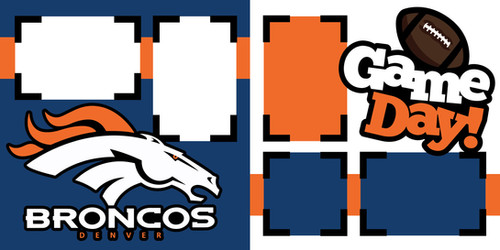 Broncos Denver Game Day | Scrapbook Concierge