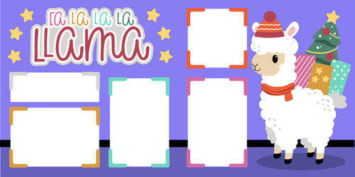 Fa la la la Llama | Scrapbook Concierge