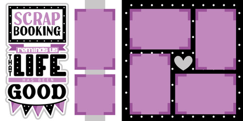 Scrapbooking Reminds Us – Purple | Scrapbook Concierge