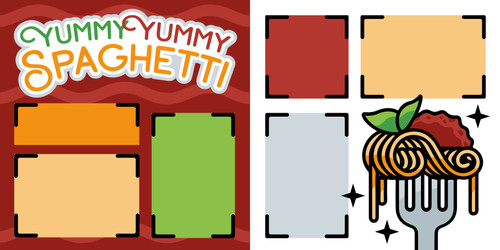 Yummy yummy Spaghetti | Scrapbook Concierge