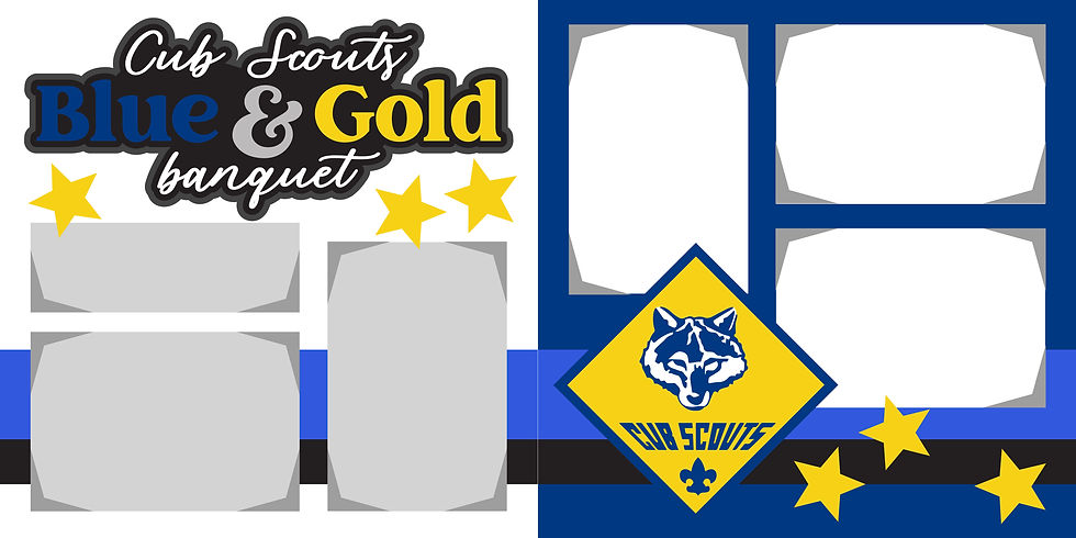 Cub Scouts Blue & Gold Banquet | Scrapbook Concierge