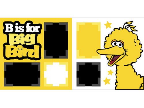 B is for Big Bird | Scrapbook Concierge