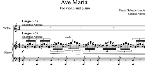 Schubert Ave Maria | Caroline Adomeit