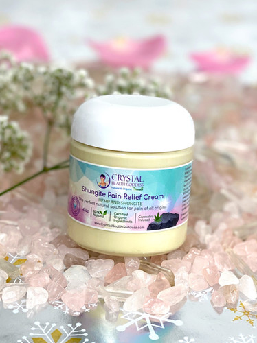 Shungite Arnica Pain Relief Cream | Crystal Health Goddess