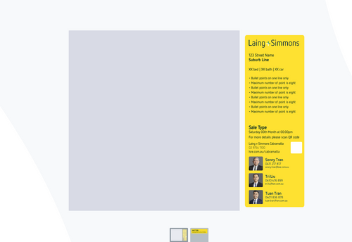 8x6 Landscape Version 2 1 Picture 3 Agents 2024 | Lucky Signs