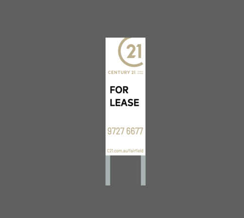 C21 6x2 For Lease Board | Lucky Signs