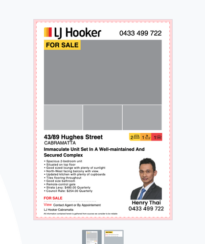 Henry Signboard only 6x4 | Lucky Signs