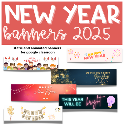 CLASSROOM BANNERS Animated and Static | Frenchteacherbox