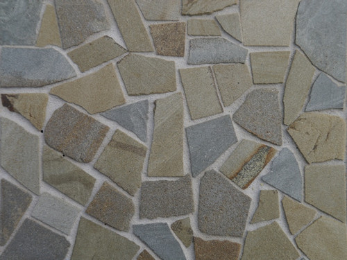 Welsh Green Stone Crazy Paving | Stacey's Miniature M