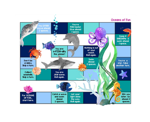 GAME BOARDS Summer Set of 4 | LAGOON