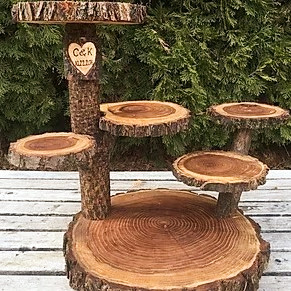 Wood Tier Stand | eventdesign