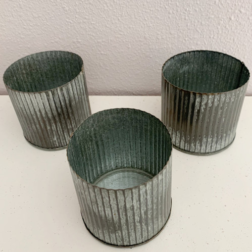 Galvanized Cans | eventdesign