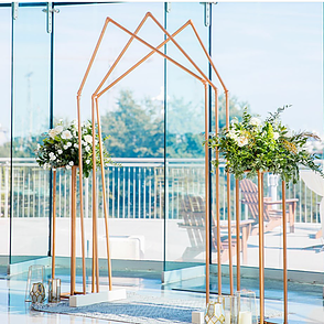 Blake Copper Columns | eventdesign