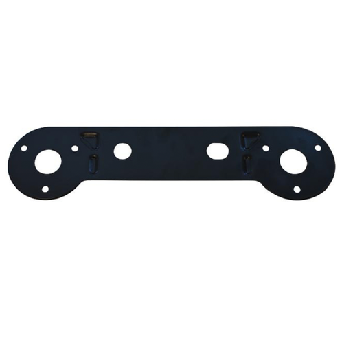 Dual socket mounting plate, mild steel in black finish - SB3108 | SBS ...