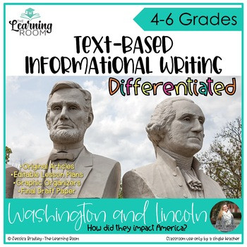 Presidents Day Writing Prompt - Text Based Informational Writing | The ...