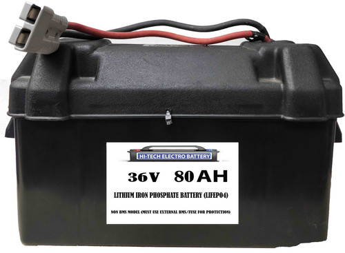 Lithium Lifepo4 36V 80AH Battery | hitechelectro