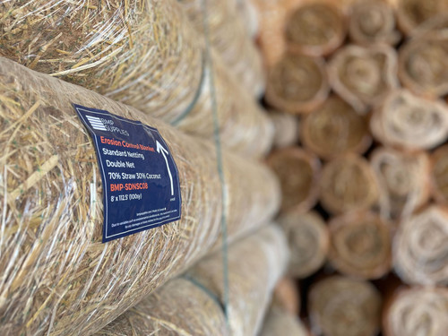Standard - Double Net - Straw/Coconut | BMP Supplies Inc