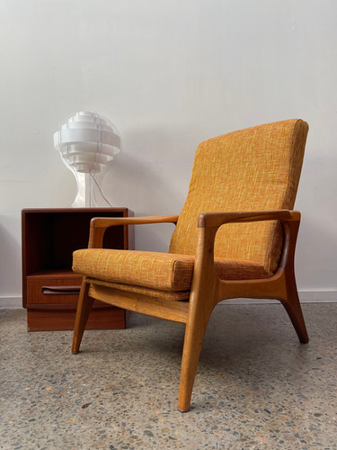 Fler 'SC58' Armchair | Tangerine & Teal