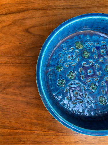 Bitossi bowl | Tangerine & Teal