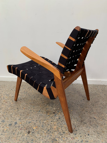 Douglas Snelling armchair | Tangerine & Teal