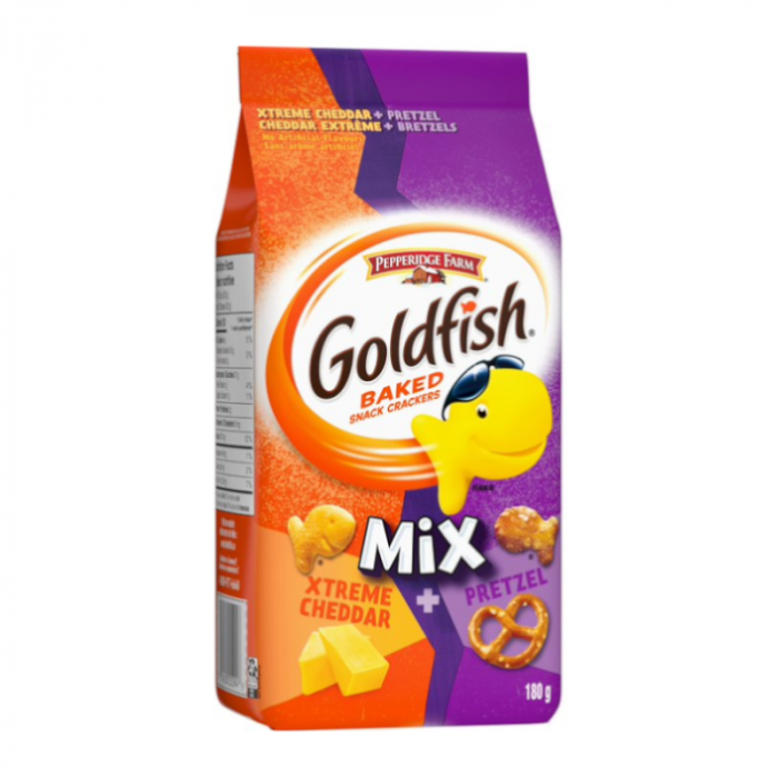 Pepperidge Farm Goldfish Mix Xtreme Cheddar & Pretzel - 180g REDUCED ...