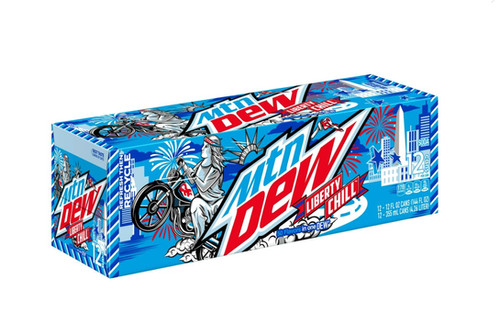 REDUCED DEC 24 Mountain Dew Liberty Brew 50 Flavor 355ml 12 Pack Cans ...