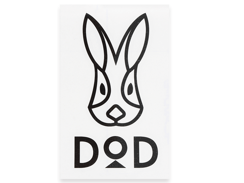DoD LOGO STICKER (L) Black | CAMP STUDIO STORE