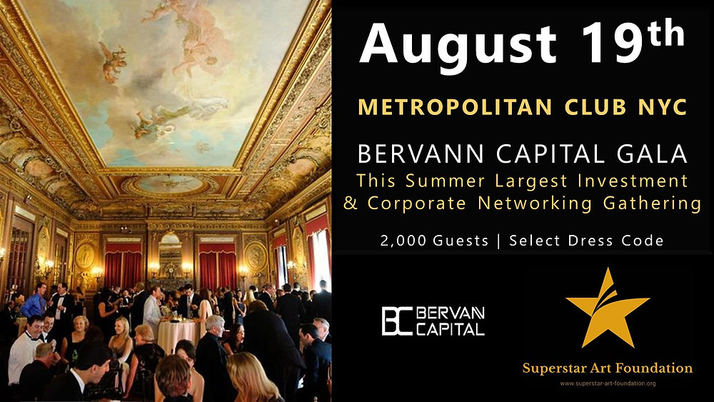 Event: Superstar Gala NewYork (Aug.19th) Invitation