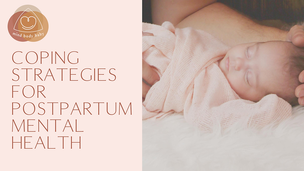 Coping Strategies for Postpartum Mental Health