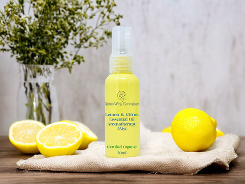 Lemon and Citrus aromatherapy mist spray | Plant-based Bath