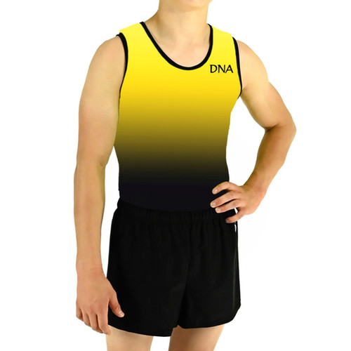 Quick Order Gradient Singlet- Yellow | DNA Team Wear