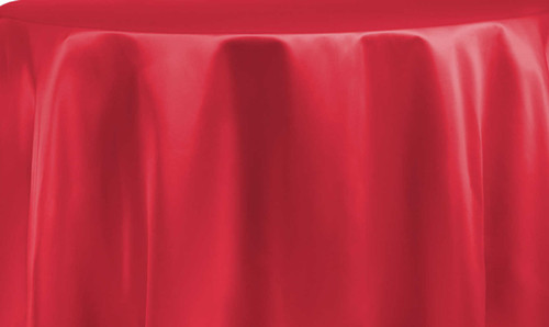 Duchess Matte Satin Watermelon Linens | AE Linen Rental