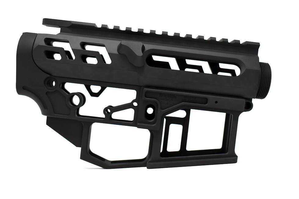 War Dog AR15 Receiver Set SR-15 Skeletonized- BLK | Tactical Runner LLC