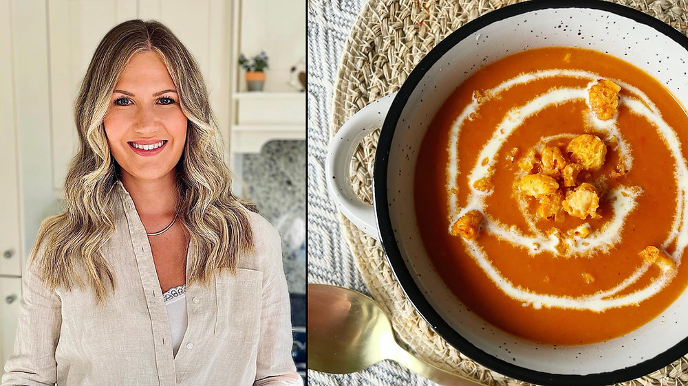 Jill Bakes | Roasted Red Pepper Soup