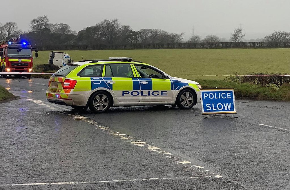 Man dies in fatal RTC in Ballyclare