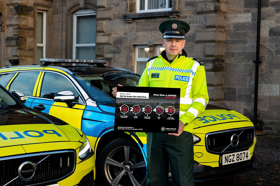 PSNI launch new initiative to raise awareness of Fatal Five