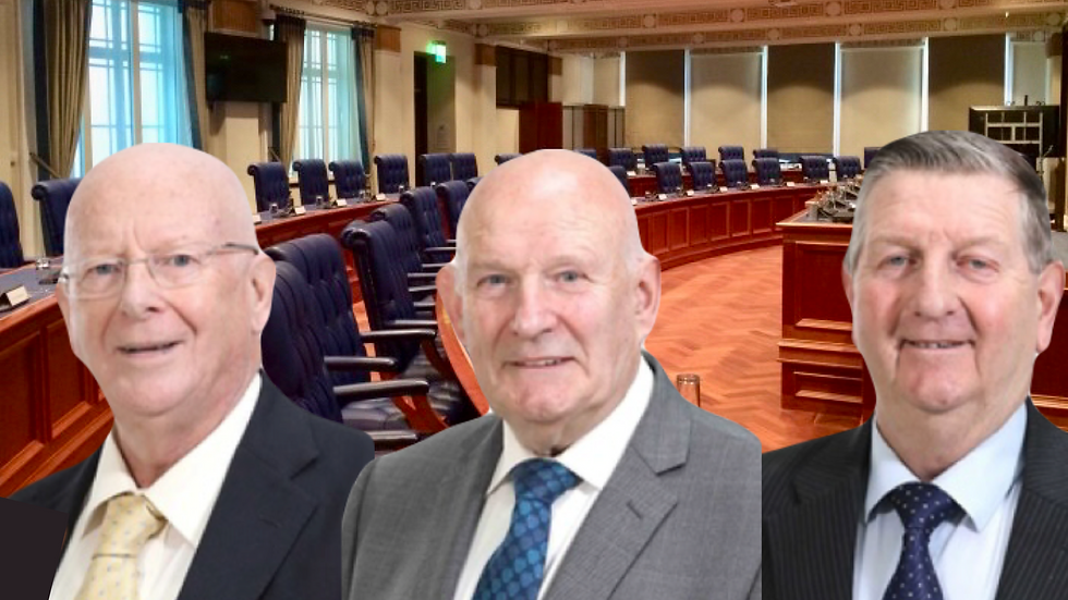 Tributes paid to retiring councillors including Ald Tommy Nicholl who ...