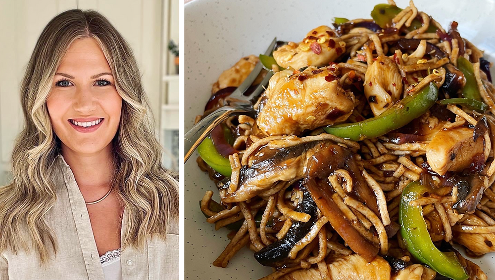 JILL BAKES | 20-Minute One-Pan Honey Chilli Chicken Noodles