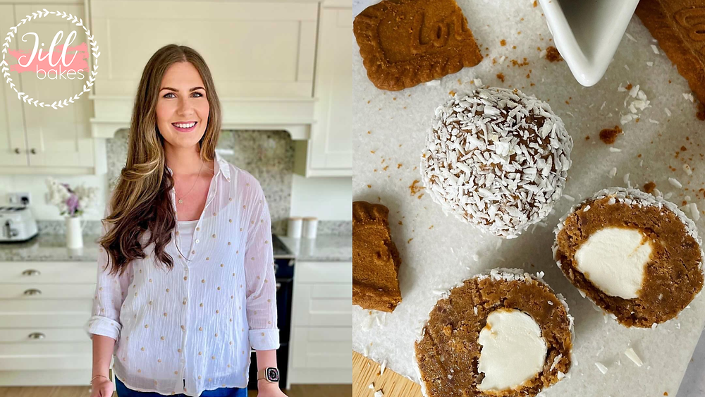 JILL BAKES | Biscoff Snowballs