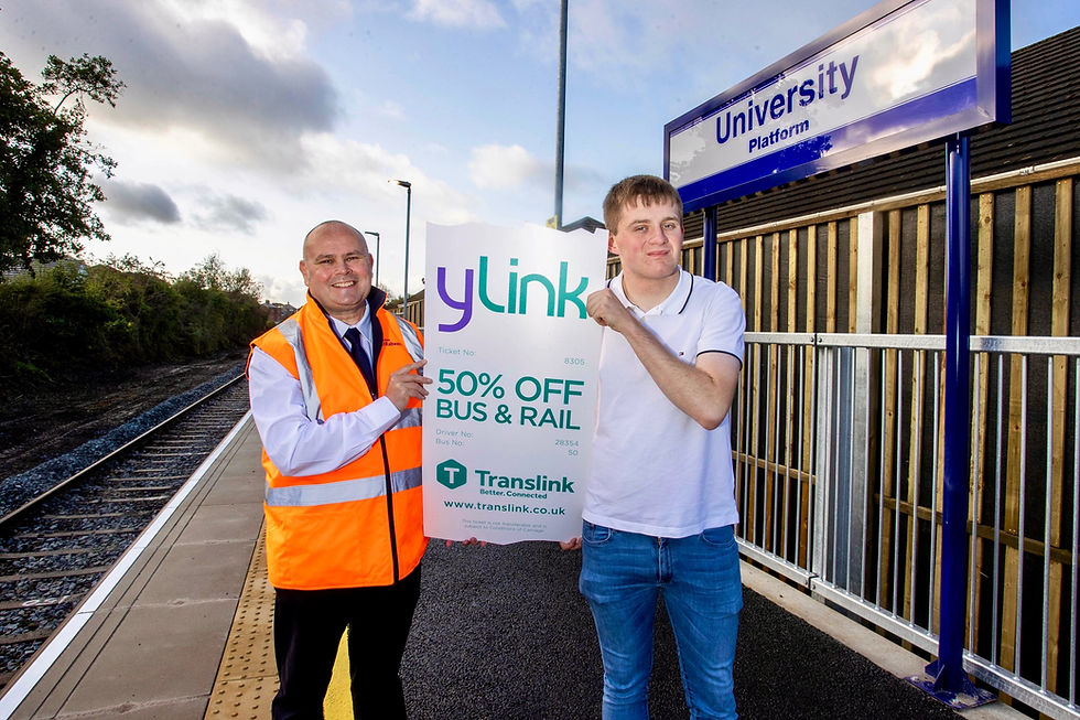 New extended railway platforms now complete on Portrush branch line