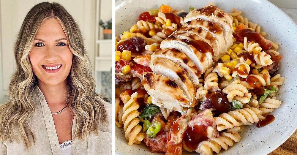 JILL BAKES | BBQ Chicken Pasta Salad